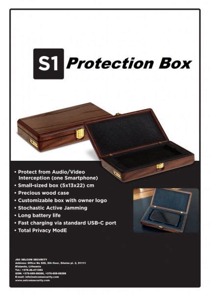 S1 Protection Box 1 Smartphone S1 Protection Box 1 Smartphone