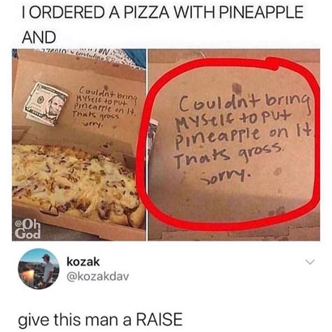 Pineapple On Pizza Debate Image Gallery Know Your Meme