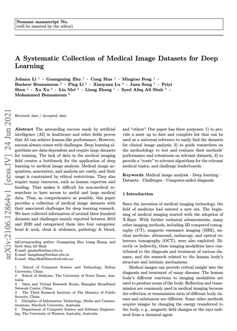 Mohammed Bennamoun On Linkedin If Youre Interested In Medical Image