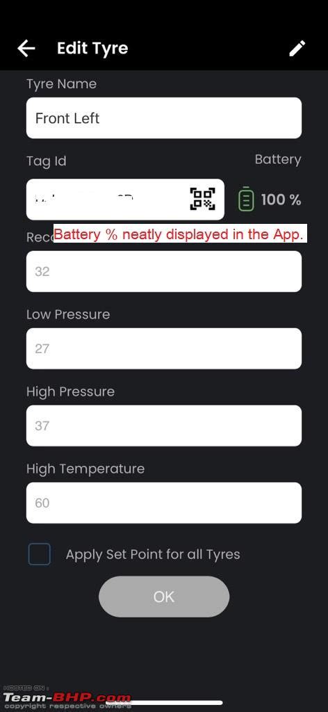 Treel By Jk Tyres Launches Internal Tpms Sensors With Bluetooth Page 8 Team Bhp
