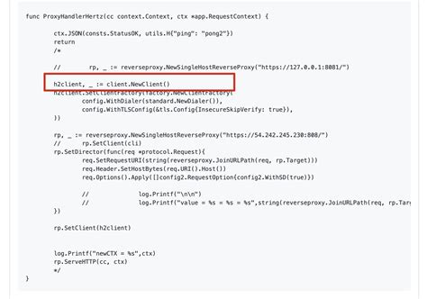 NewSingleHostReverseProxy Pls Do A HostClient Issue 470 Cloudwego