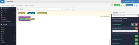 File Upload To Third Party Sites And View Options UI Builder