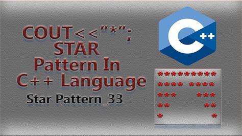 33 Star Pattern In C Language Youtube