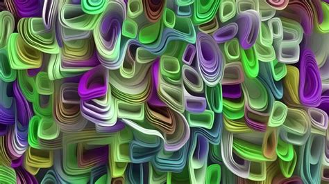 ai generated abstract twisted holographic animation abstract liquid