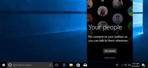 How To Use My People On Windows 10s Taskbar