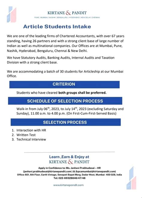 Janhavi Prabhudesai On Linkedin We Are Hiring Articles For Our Mumbai