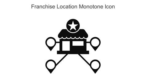 Franchise Location Monotone Icon In Powerpoint Pptx Png And Editable Eps Format Ppt Template
