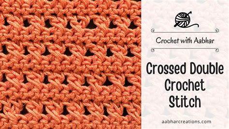 How To Double Cross Stitch Crochet At Natasha Moulton Blog