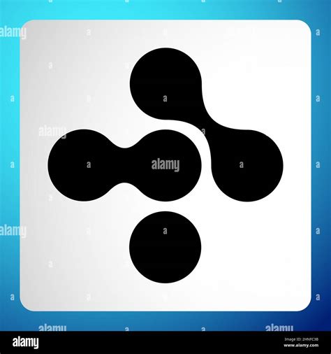 Connected Circles Nodes As Technology Tech Electronics And Connection Icon Symbol Stock