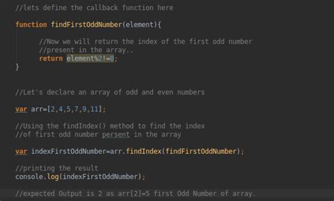 Findindex Javascript Greserious