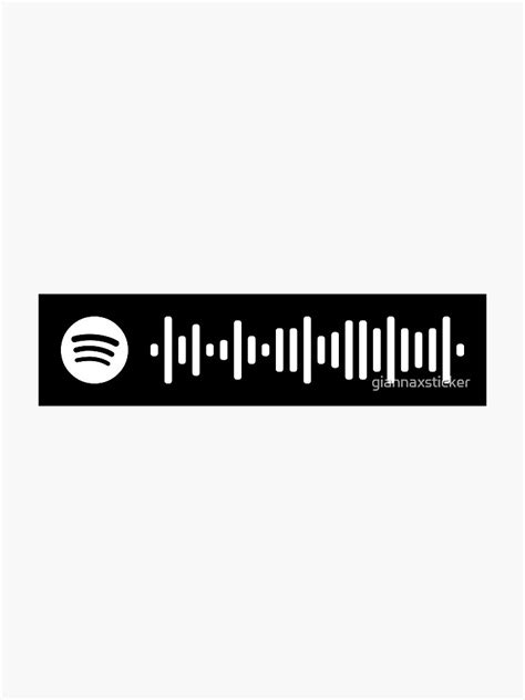 Dancing With Our Hands Tied By Taylor Swift Spotify Code Sticker For