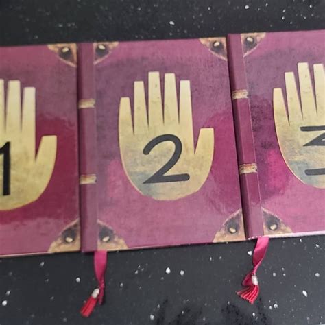 Gravity Falls Journal 1 2 3 Unofficial Big Size English Hard Cover