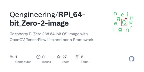 GitHub Qengineering RPi 64 Bit Zero 2 Image Raspberry Pi Zero 2 W 64