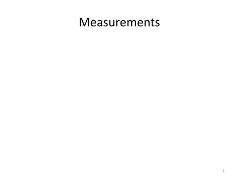 PPT Measurements PowerPoint Presentation Free Download ID 2513881