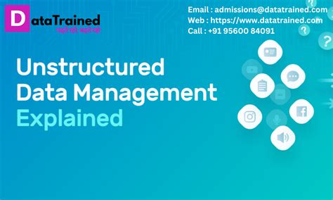 Tools You Need To Manage Your Unstructured Data By Data Trained