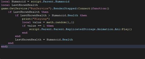 How To Make Animations Play Random When Taken Damage Scripting