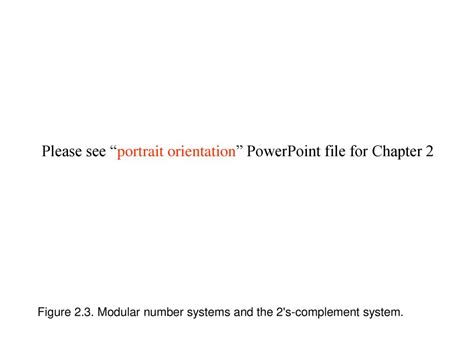 Figure 21 Binary Signed Integer Representations Ppt Download
