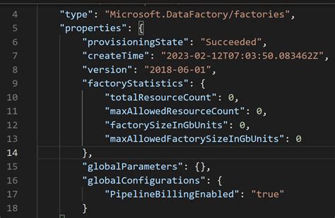 Microsoftdatafactoryfactories Globalconfiguration Property Missing · Issue 1545 · Azure