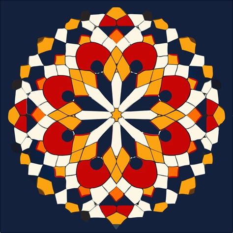 Premium Photo Crafting Tranquility Mosaic Mandalas With Eps Precision