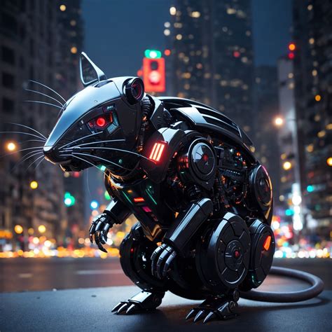Ai Generated Blackrobotrat Photos And Artwork Deep Dream Generator