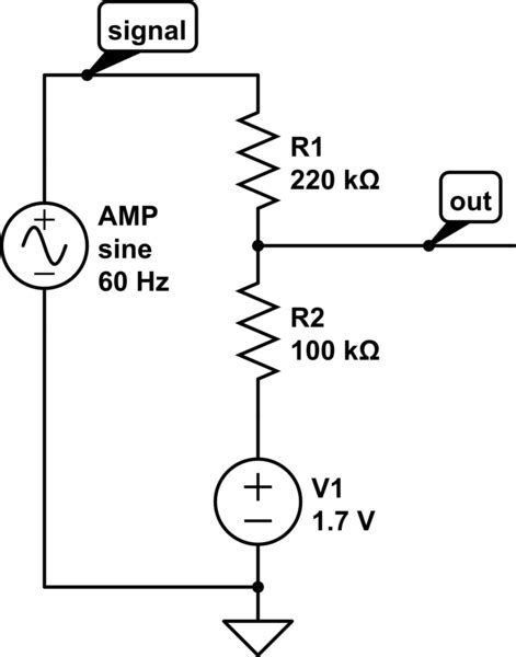 [solved] How Do I Calculate A Voltage Divider With An Offset Solveforum