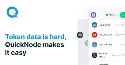 Token Api The Solution For Your Token Assets Quicknode
