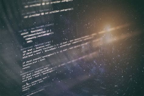 Premium Photo Software Developer Programming Code Abstract Computer
