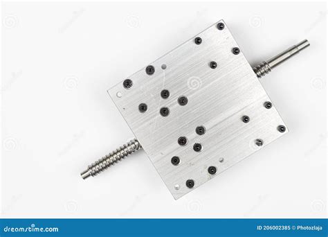 CNC Machine Z Axis Aluminum Cnc Part CNC Machining Stock Image Image Of Tool Chips