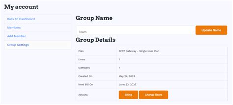 Creating Additional Users · Sftp Gateway Support