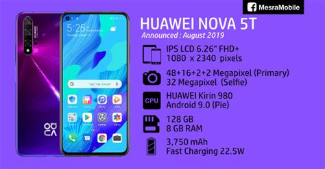 Huawei Nova T Price In Malaysia Rm Full Specs Mesramobile