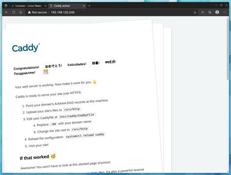 Caddy 2 6 Web Server Brings 3 Support By Default