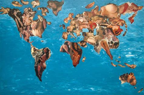 Erotic World Maps Painting By Lilian Istrati Saatchi Art