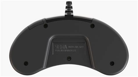 3d Model Sega Mega Drive Genesis Six Button Controller Vr Ar Low