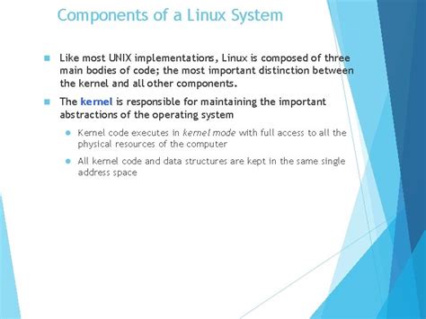 The Linux System Design Principles Design Principles Linux