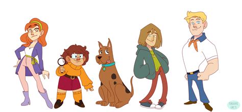 Scooby Doo Redesigns By Turquoisespace35 On Deviantart