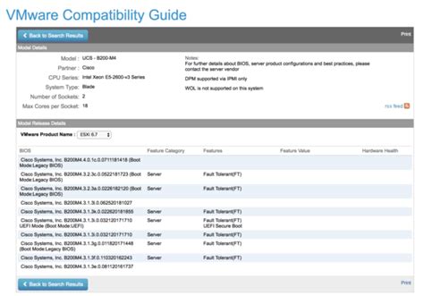 Using The VMware Compatibility Guide And Matrix VMiss Net
