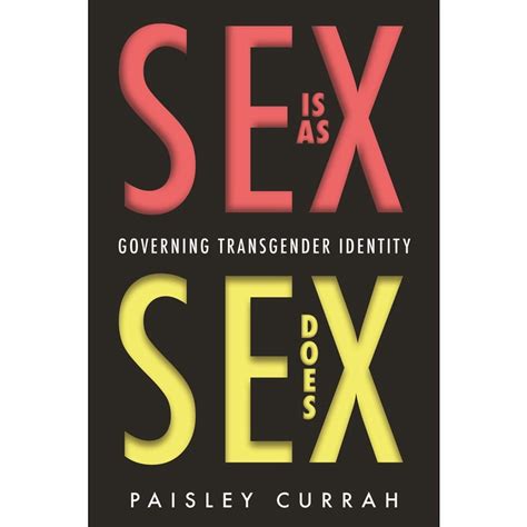 Jual Buku Import Sex Is As Sex Does Governing Transgender Identity Shopee Indonesia