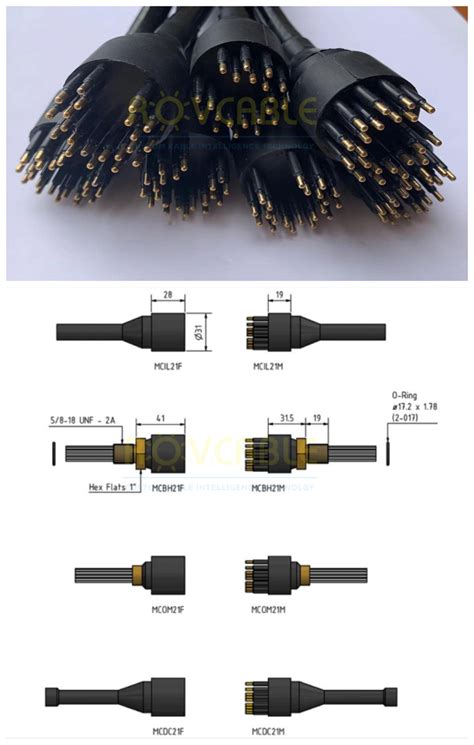 Micro Circular 21 Contacts Shanghai Kabel Intelligence Technolgy Co Ltd