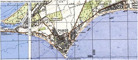 Карта ОЧАКІВ Миколаївська область м Очаків район