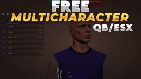 Qb Esx Multicharacter Script Free Fivem Roleplay Scripts Fivem