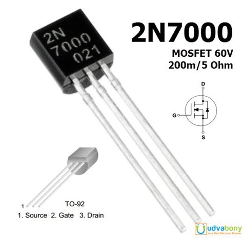 2n7000 Mosfet Pinout Datasheet Equivalent Components Info 51 Off