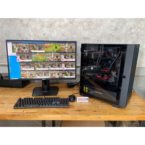 คอมประกอบ 64เทรด V4 ตัดต่อ ปล่อยบอท เล่นเกมส์ 2 Cpu Intel Xeon E5 2697a V4 X2 32c 64t Ram Ecc32