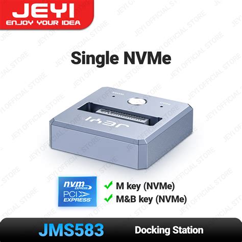 Jeyi M 2 Ssd Reader Nvme And Sata To Usb C Pcie Ssd Docking Station Usb 3 2 10gbps Solid Disk