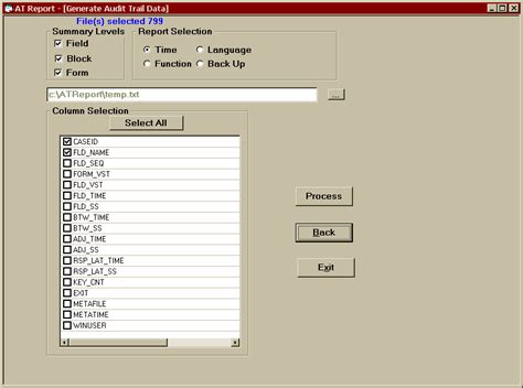 Audit Trail Data Selecton Download Scientific Diagram