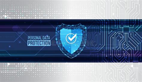 Data Security System Information Or Network Protection Cyber Security And Data Protection