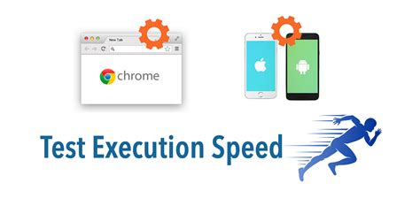 execution speed of automated end to end via ui testing clarified by