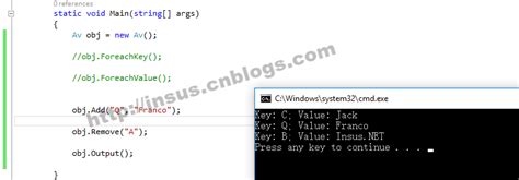 Learning The Set Of Key And Value Hashtable