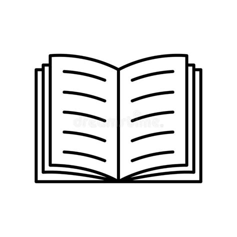 Book Linear Icon Education Concept Vector Book Icon Stock Vector Illustration Of Abstract
