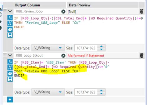 Solved Ifthen Malformed Statement Please Help Alteryx Community