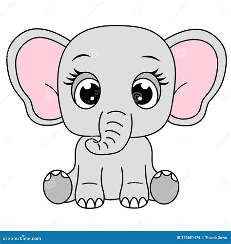 Dibujos Animados De Elefantes Para Bebés Para Niños Tierno Elefante